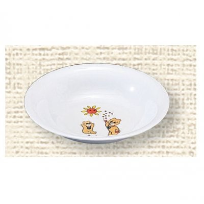 メラミンお子様食器【コロちゃん】シリーズ カレー皿 KF-2