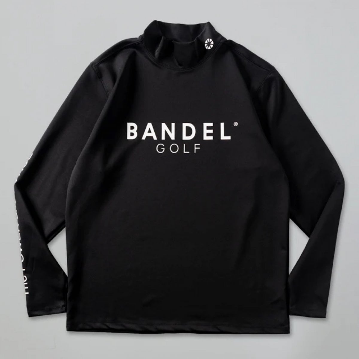 BANDEL FRONT LOGO Smooth MOC L/S Tee Black バンデル フロントロゴスムースモックロングスリーブティー ...