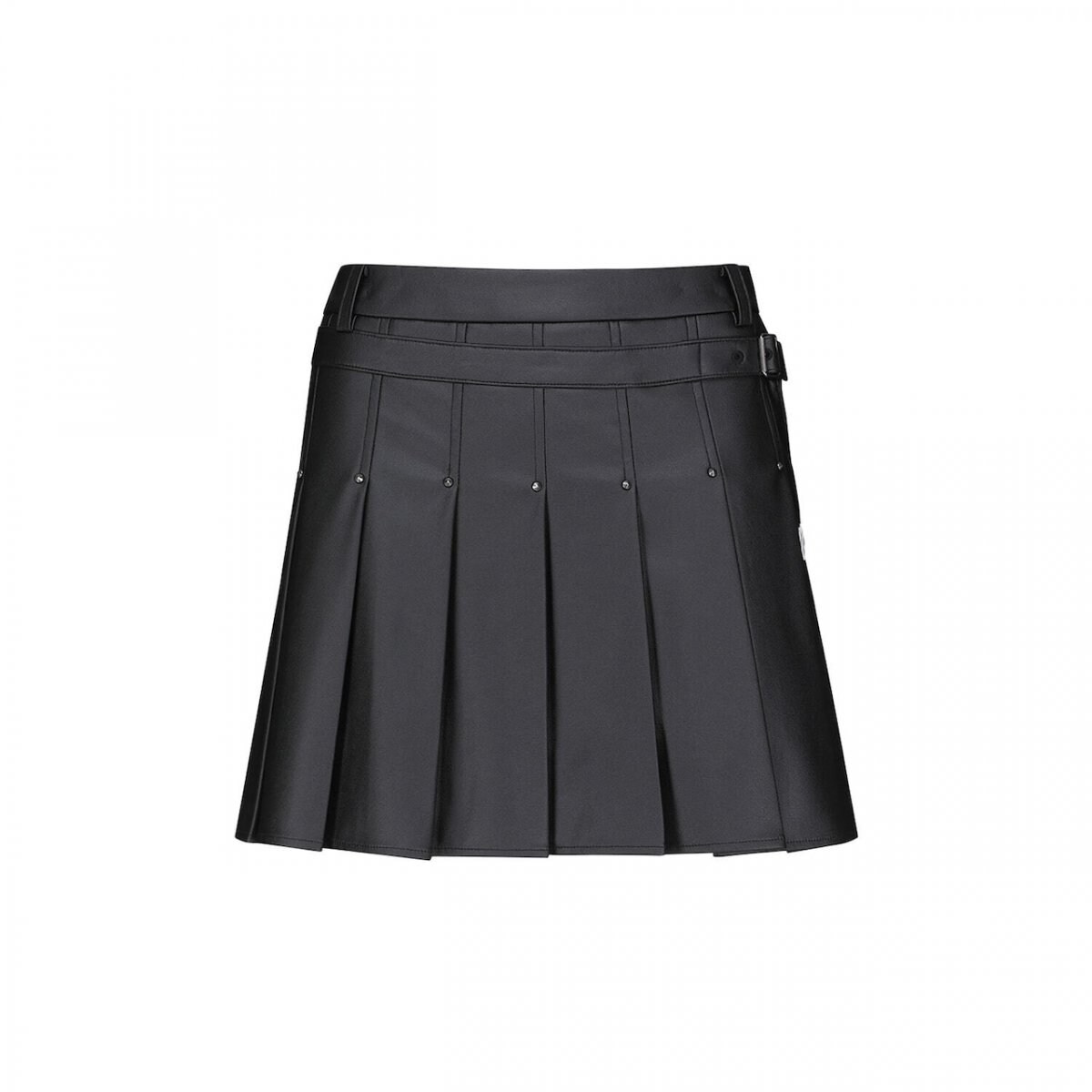 ANEW W BUCKLE POINT PLEATS SQ / アニュー レディース バックル ポイントプリーツスカート
