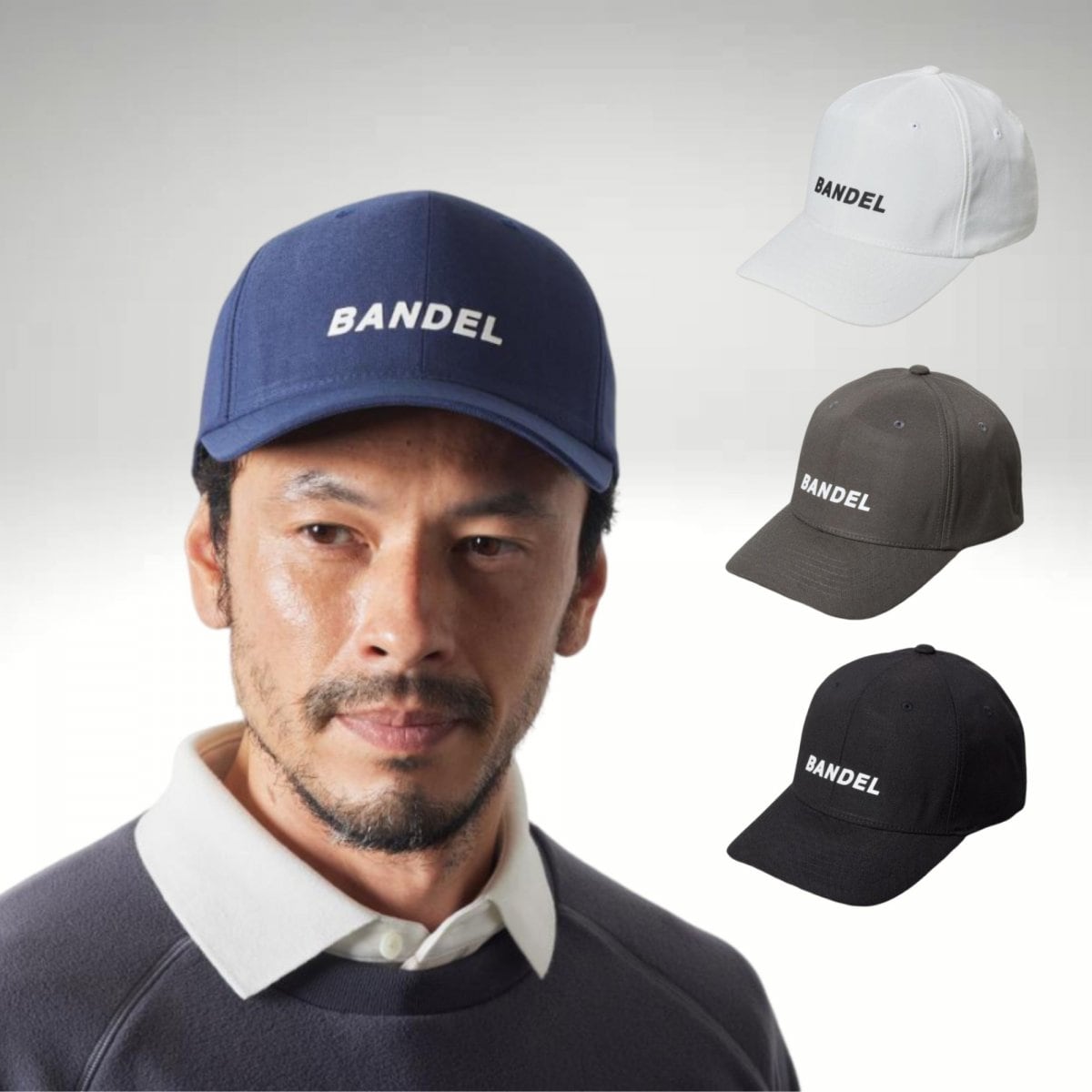 BANDEL COOL＆DRY ITALIC LOGO CAP / バンデル クール＆ドライ イタリック ロゴ キャップ