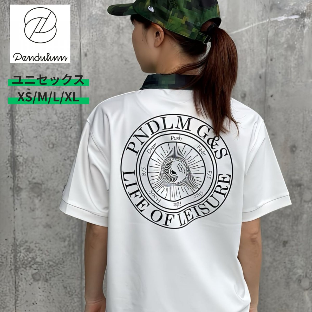Pendulum CIRCLE LOGO TURF CAMO POLO ― ペンデュラム サークル ロゴ ターフ カモ ポロシャツ ...