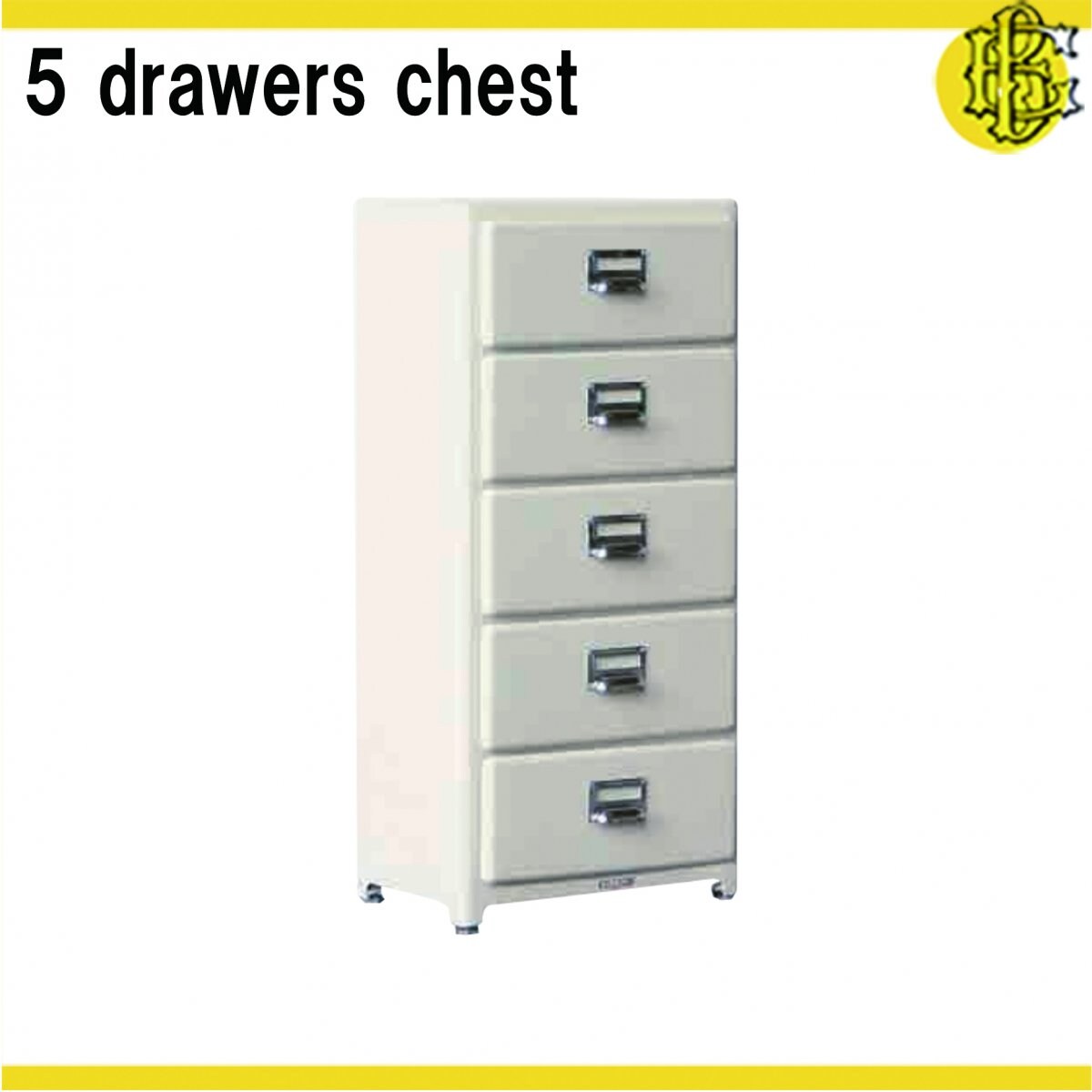 DULTON 5ドロワーズ チェスト アイボリー