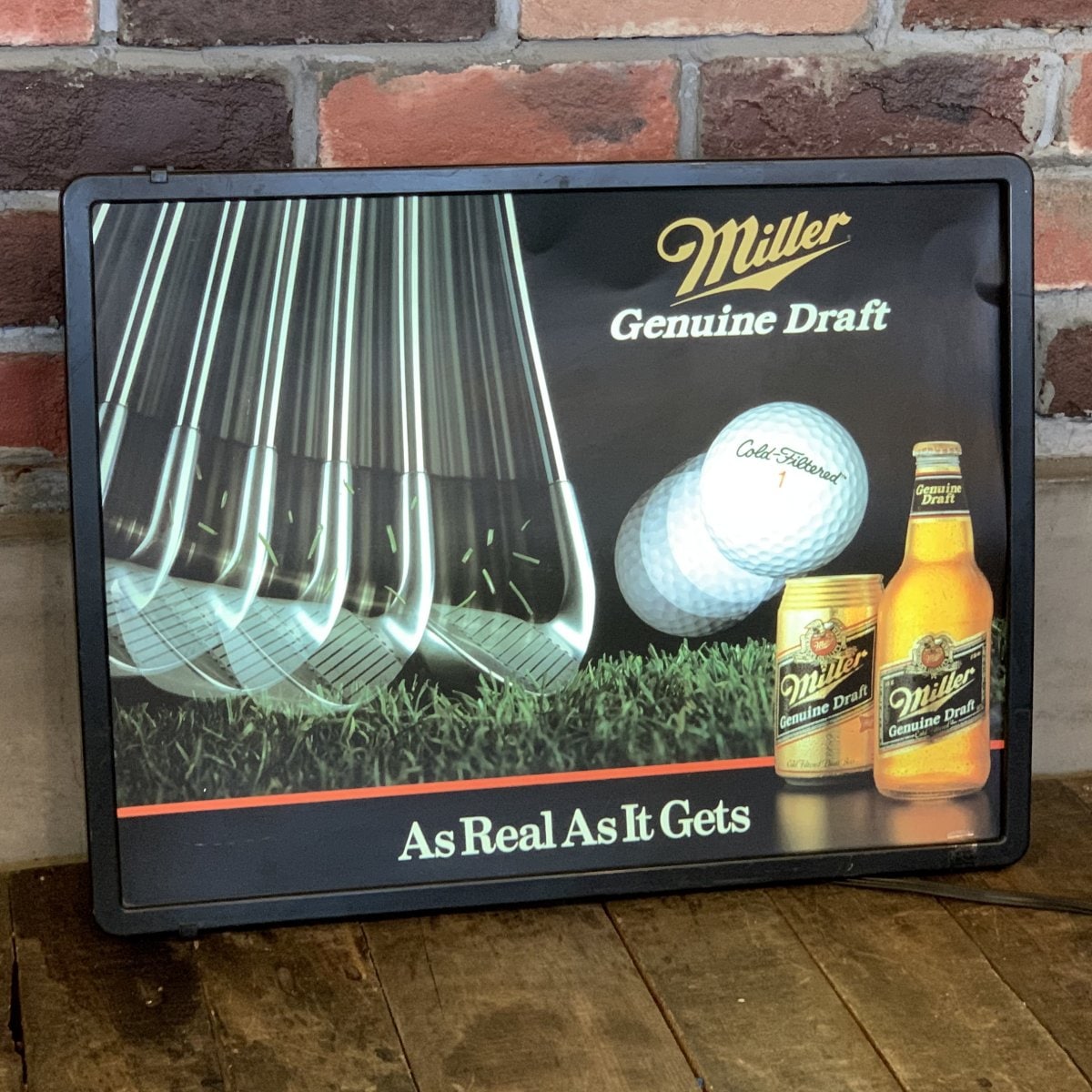 Miller Genuine Draft 】Advertising Light Sign