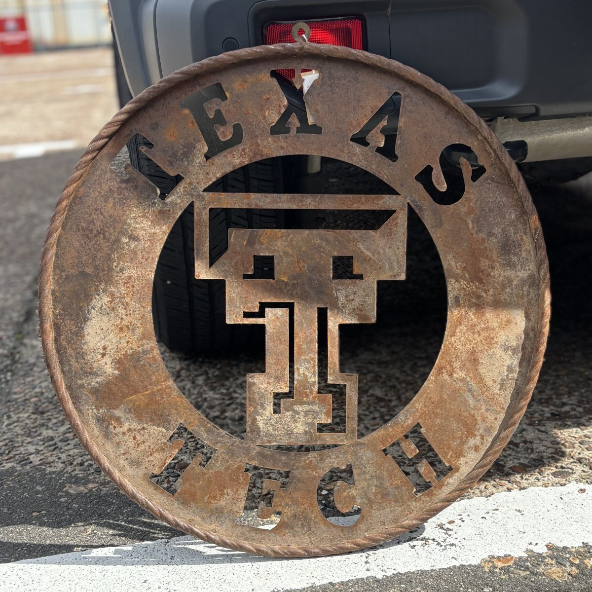Vintage Texas Tech Metal Sign