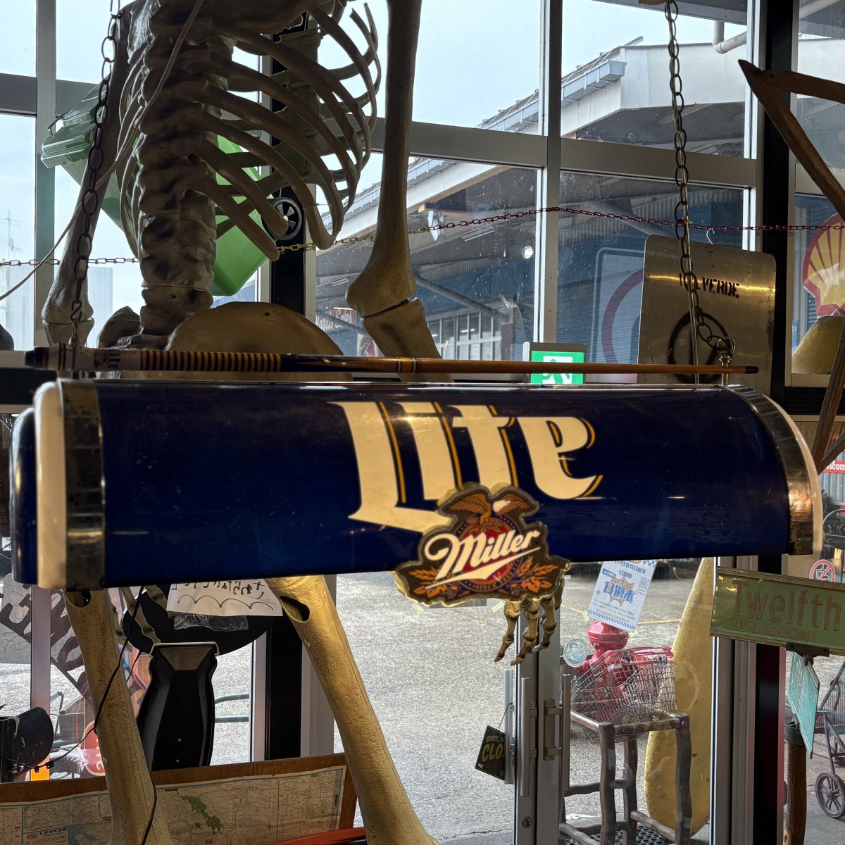 💡🍻 Vintage MILLER LITE Pool Table Lamp (Custom E26 LED)